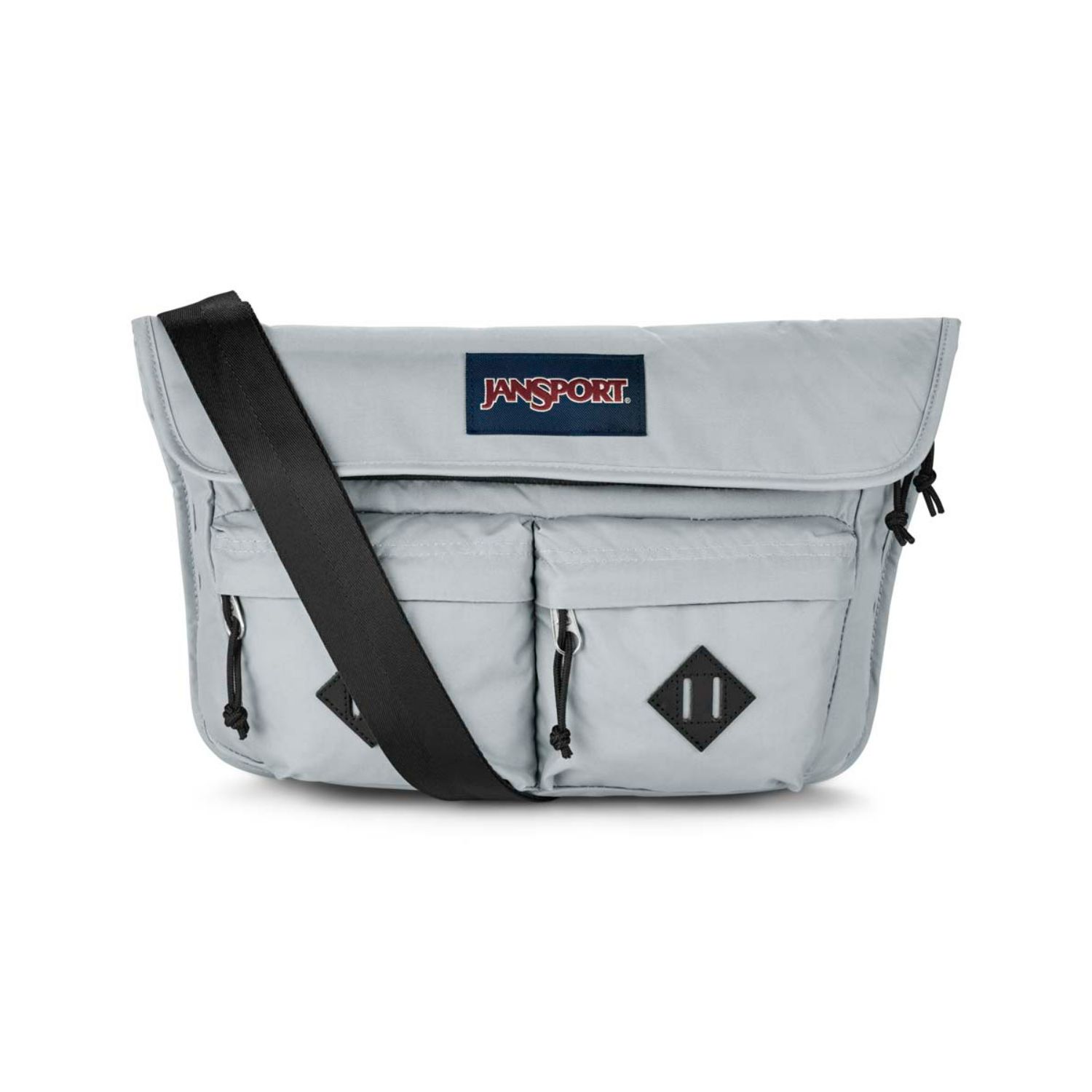 Bolso JanSport Larimer Crossbody Gris Oyster Mushroom - Pilatos